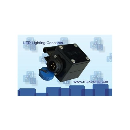 MC2 connector prewired and mounted in light fixture box