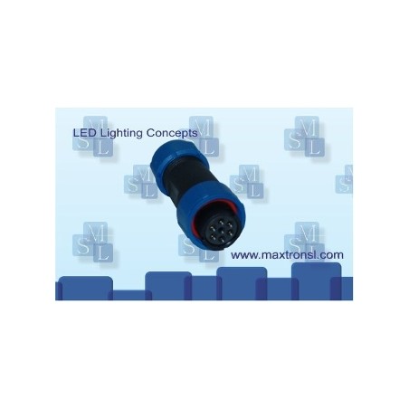 MC2 inline connectors female with union nut