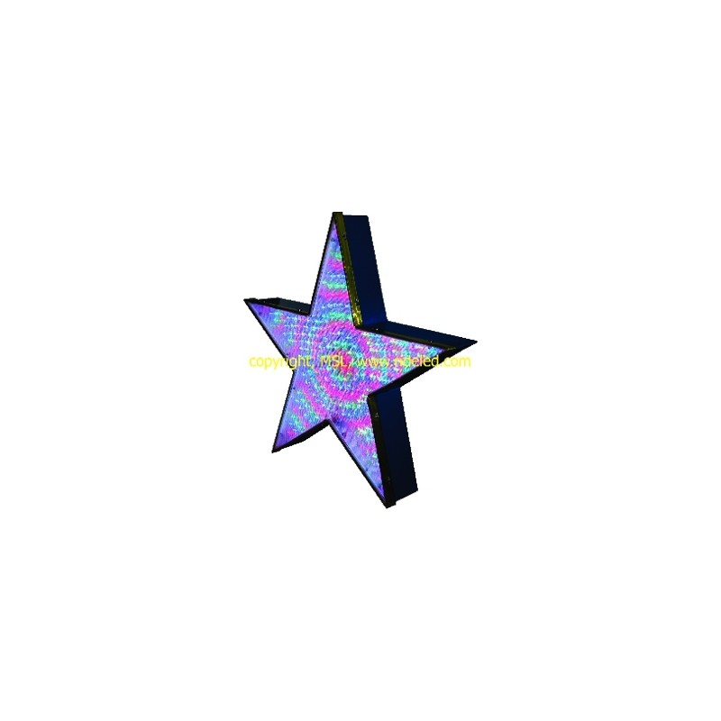 LED Star, MSL Star module in aluminum housing