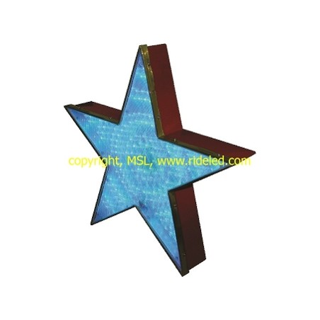 LED Star, MSL Star module in aluminum housing